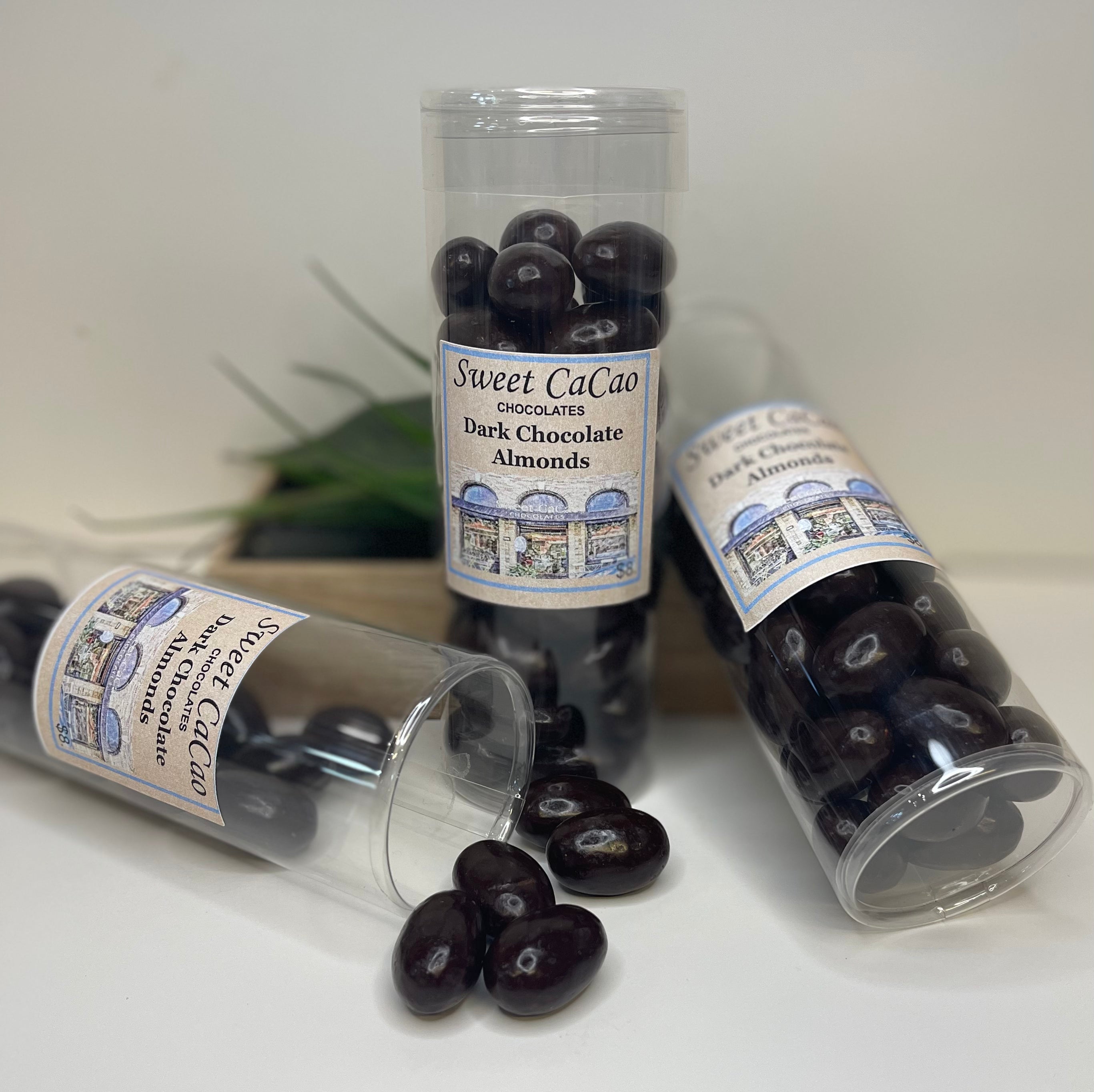 Dark Chocolate Covered Almonds – Sweet CaCao Chocolates